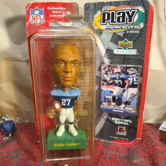 Toys | Nfl Eddie George Bobblehead Upper Deck 201 Edition Play Makers ...